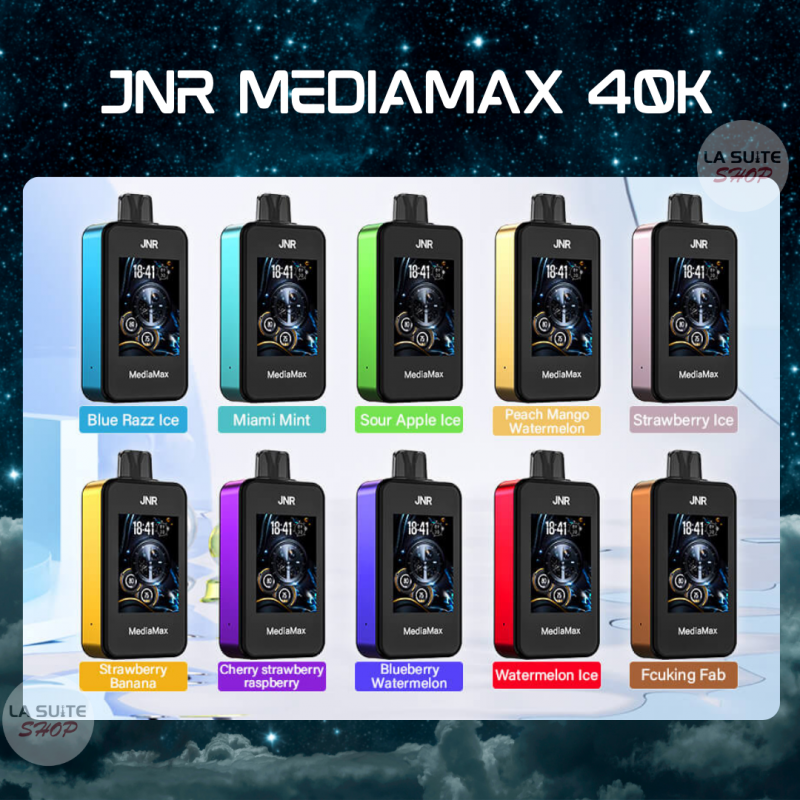 Puff JNR Mediamax 40k 40 000 Bouffées